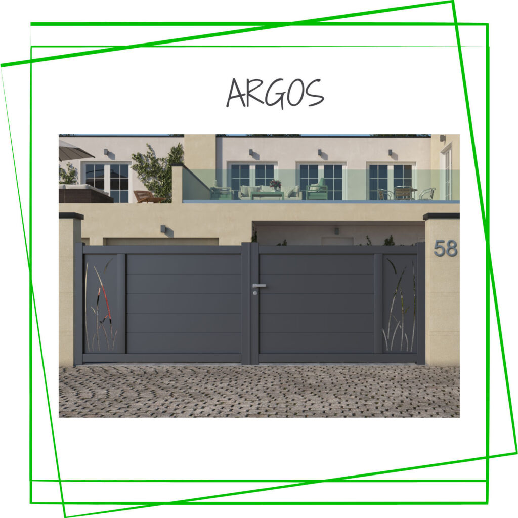 Portão de batente ARGOS - ALU210.NET